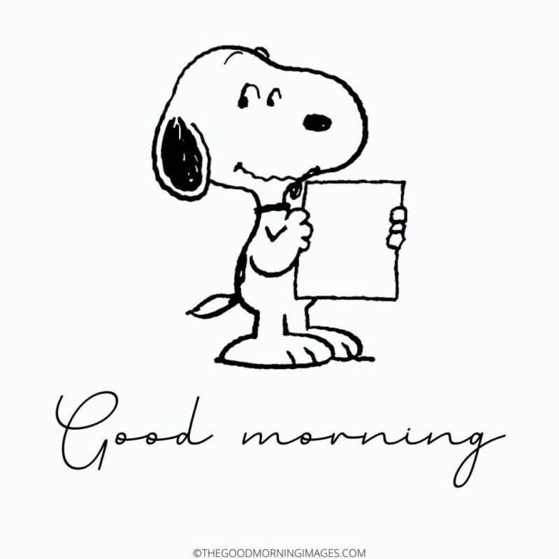 Good Morning Snoopy Images - Good Morning Pictures