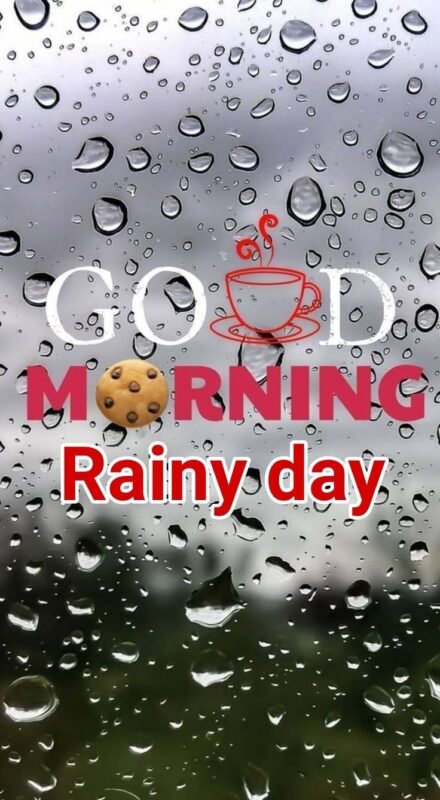 40+ Good Morning Rain Drops Images - Good Morning Pictures