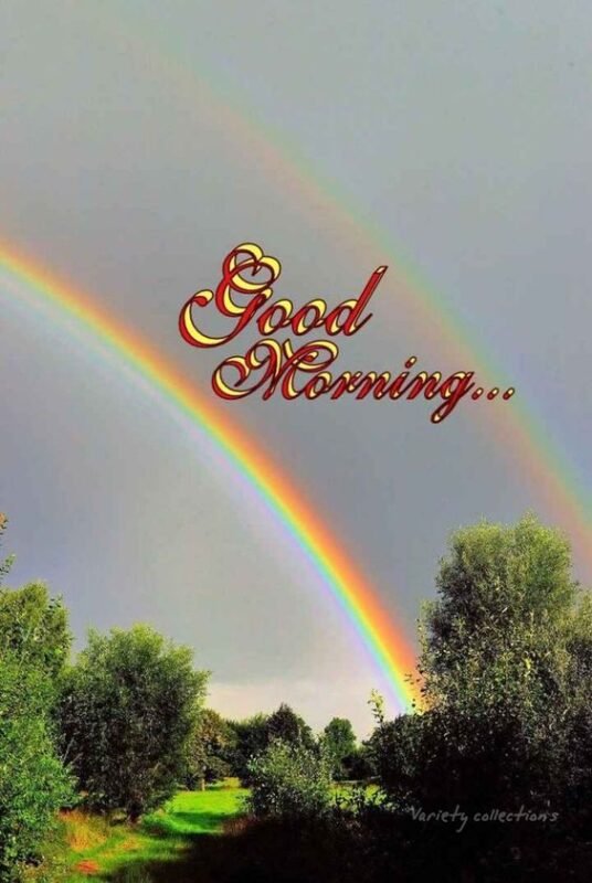 25+ Good Morning Rainbow Images - Good Morning Pictures