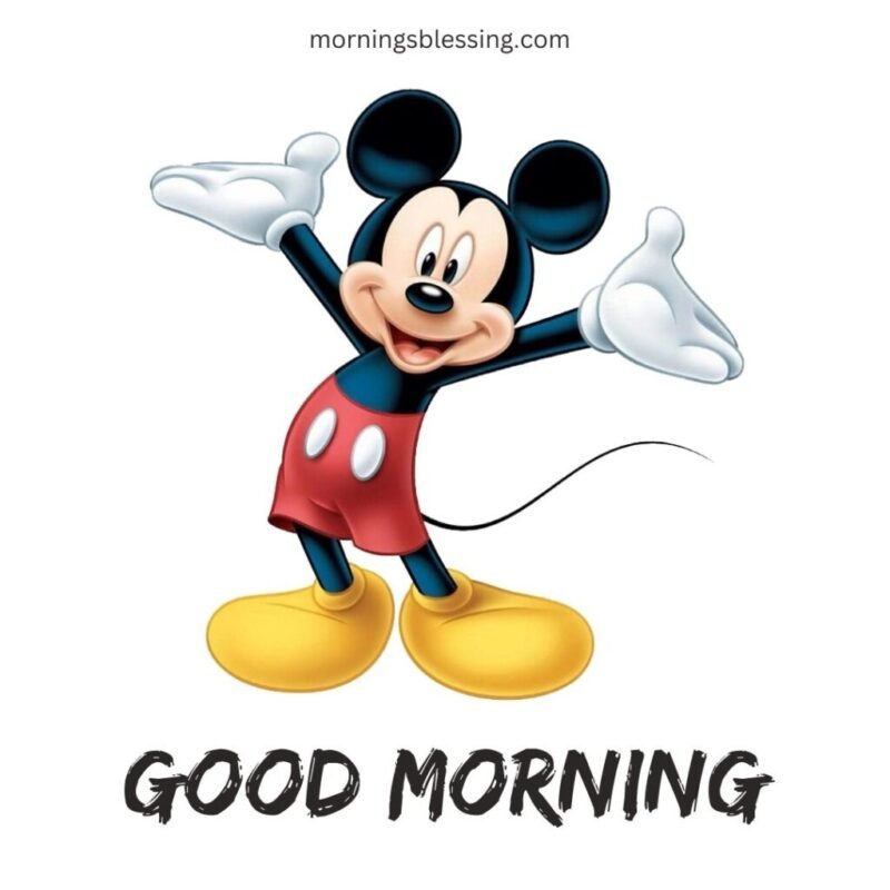 60+ Good Morning Mickey Mouse Images - Good Morning Pictures