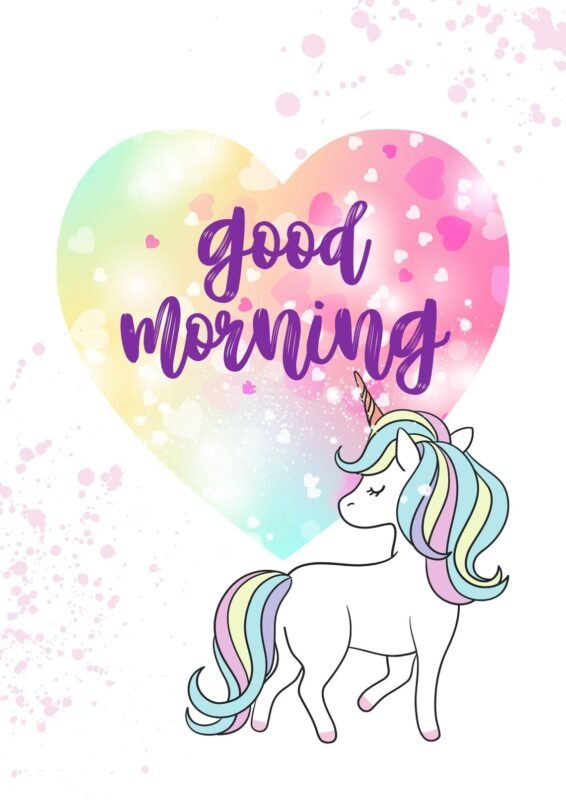 35+ Good Morning Unicorn Images & Gifs - Good Morning Pictures