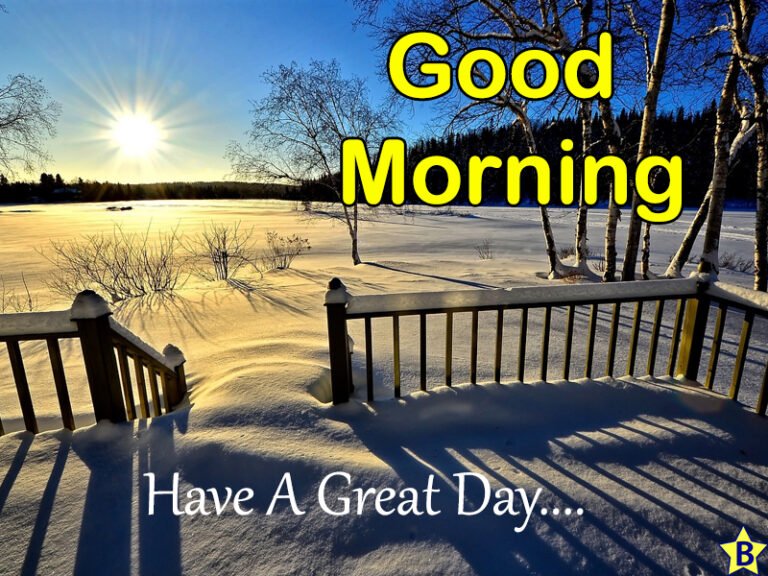 40+ Good Morning Winter Images - Good Morning Pictures