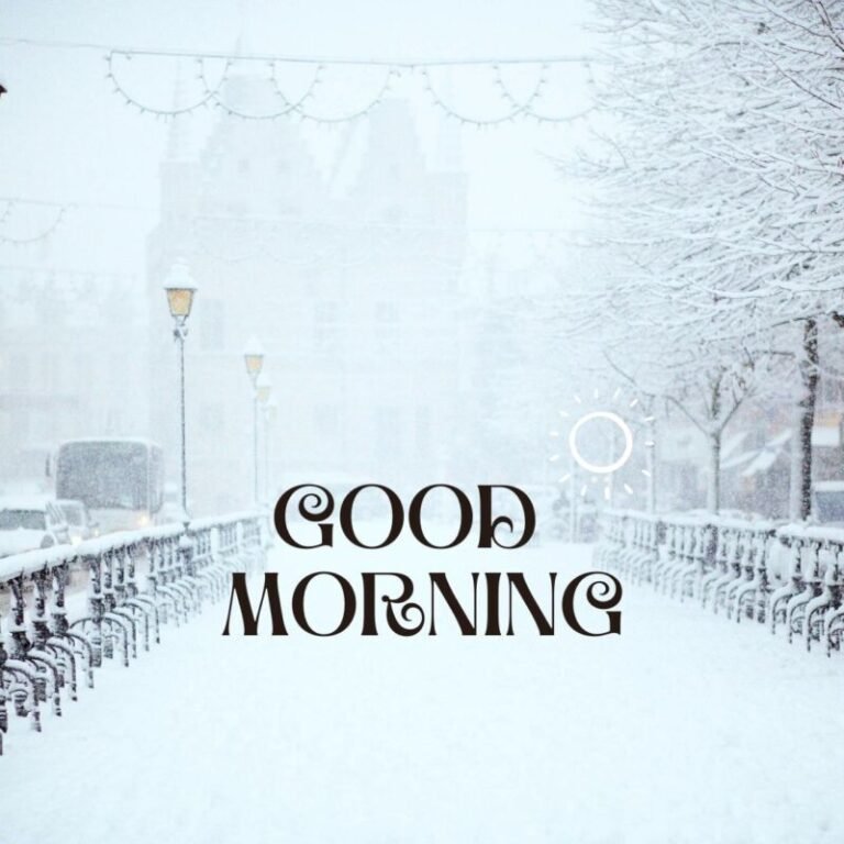 40+ Good Morning Winter Images - Good Morning Pictures