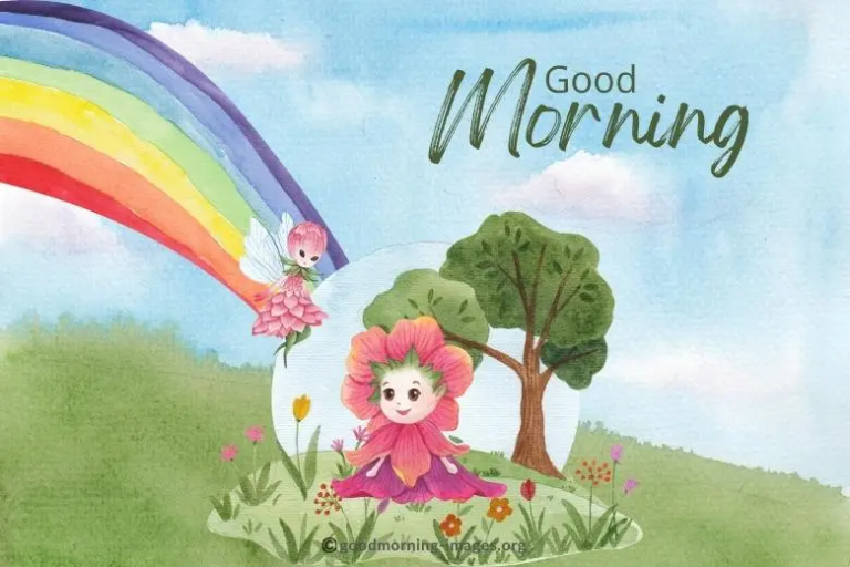 25+ Good Morning Rainbow Images - Good Morning Pictures